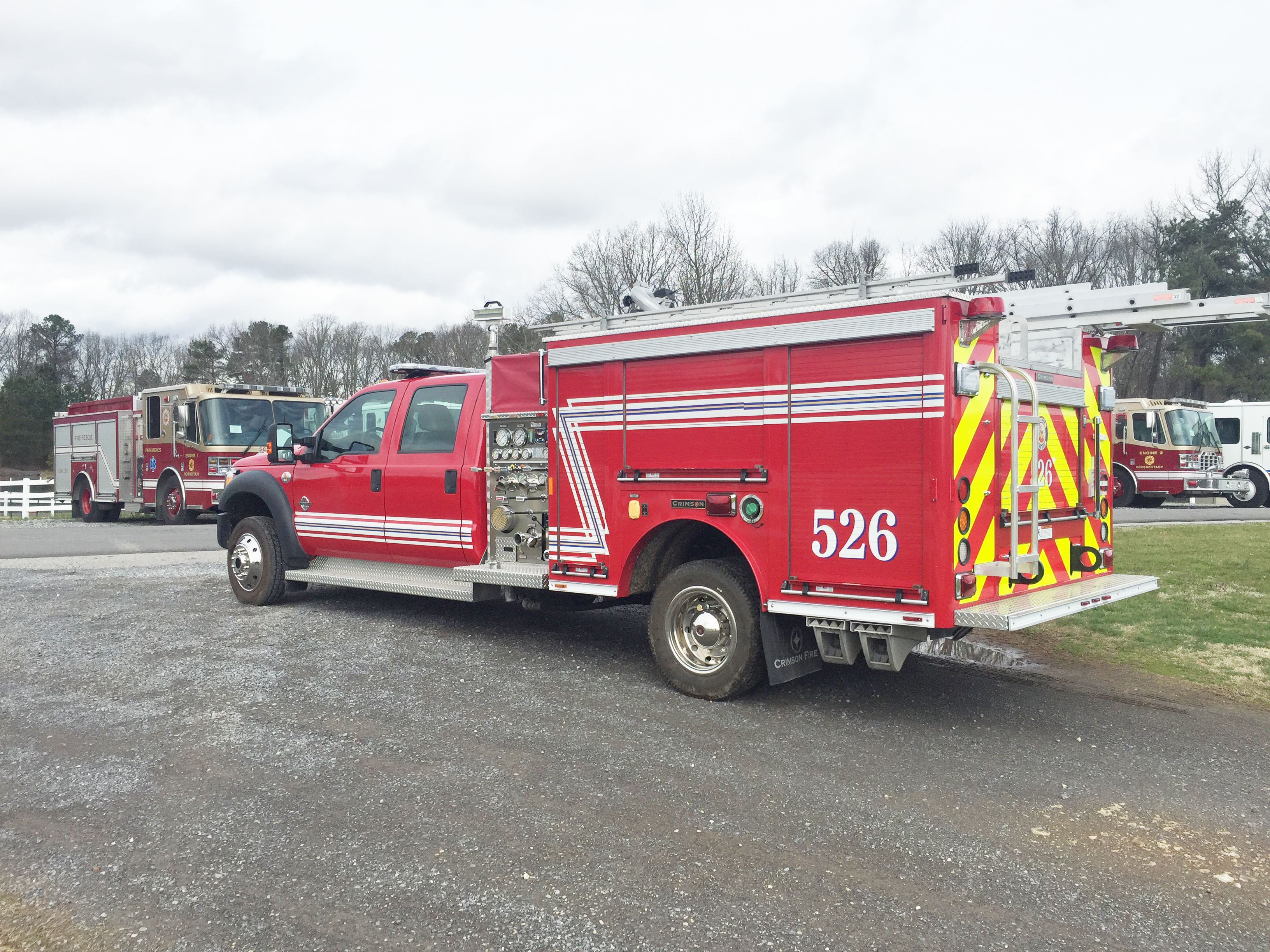 2011 Crimson Ford F-550 4x4 Mini Pumper | Used Truck Details