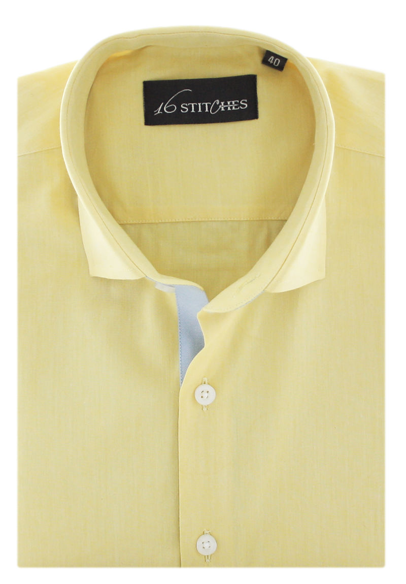 Home Friday Casuals Yellow Breezy Chambray