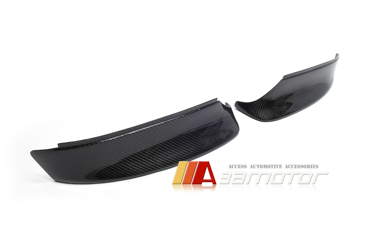Carbon Fiber Front Spoiler Splitters Set fits BMW E46 M3 Coupe CSL ...