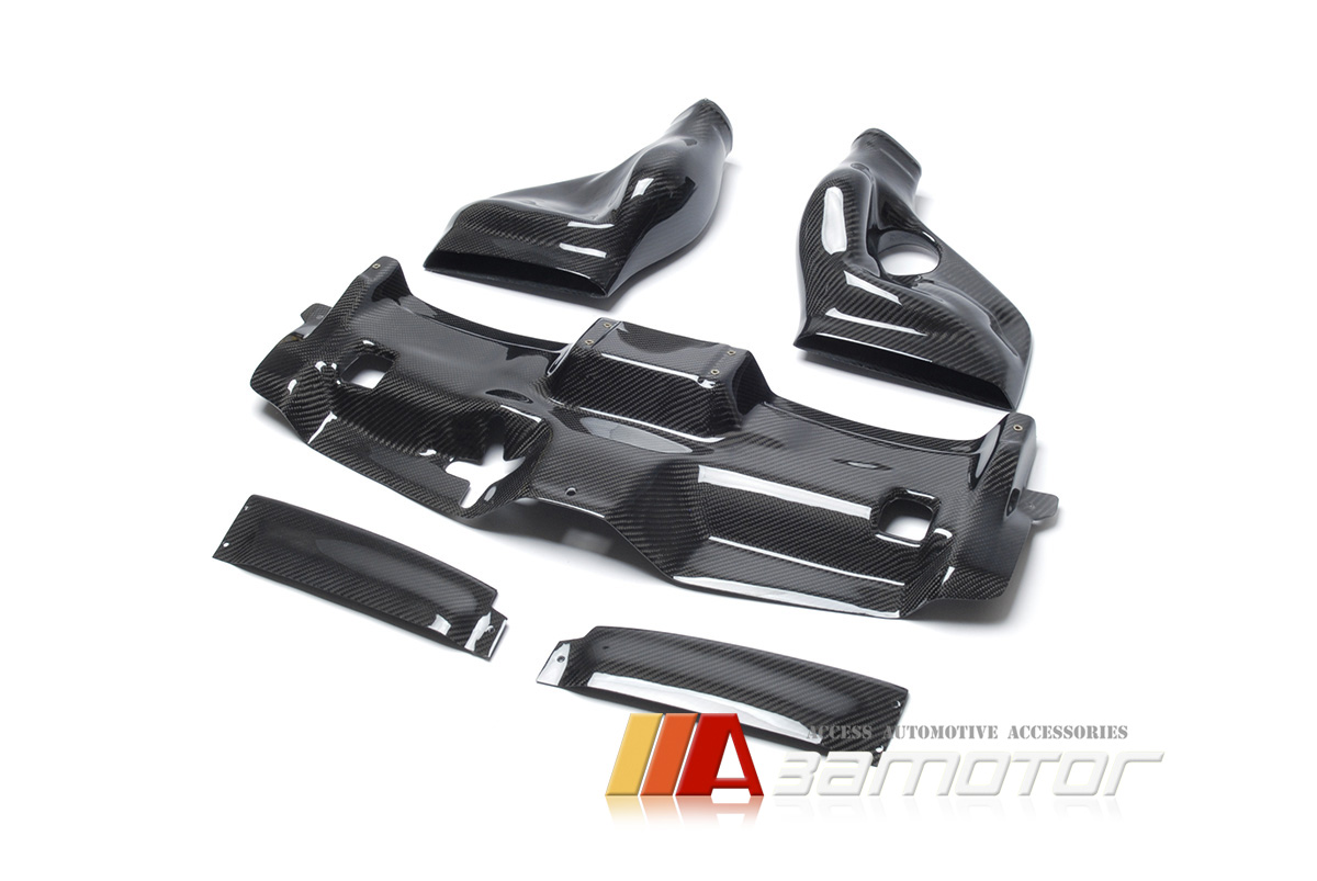 Carbon Engine Bay Gruppe M Style Cold Air Intake fit for Mercedes W204 ...