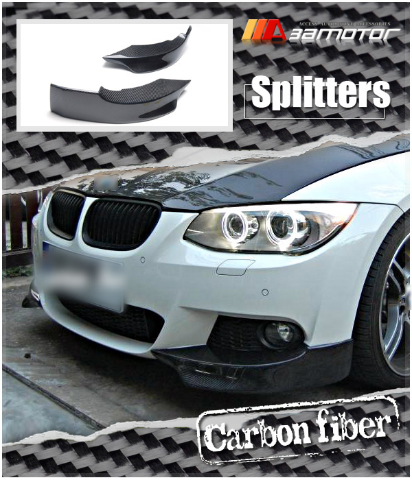 Carbon Fibre M-TECH Front Splitters fit for 10-13 BMW E92 E93 LCI M ...