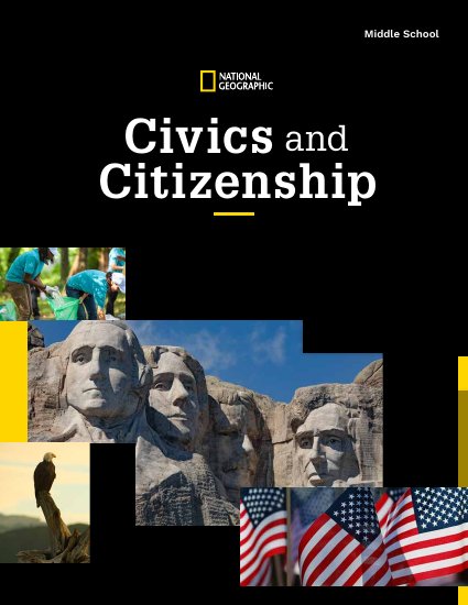National Geographic Learning Civics and Citizenship Middle School