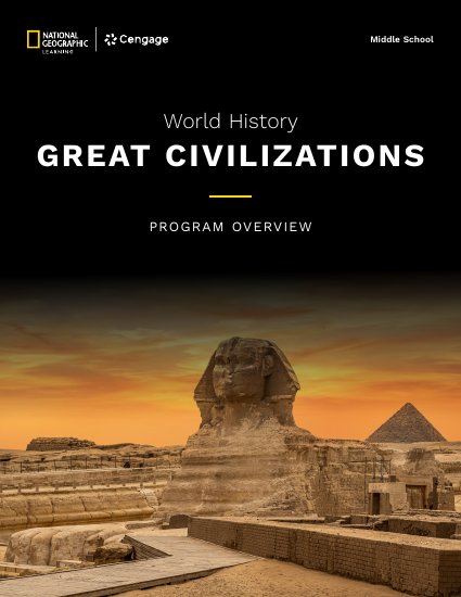 World History Great Civilizations Program Overview