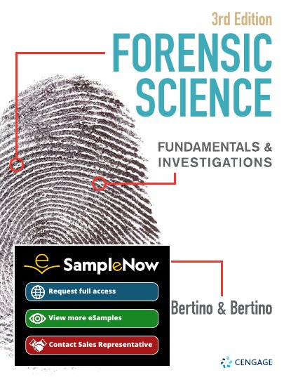 Forensic Science Fundamentals and Investigations 3rd
