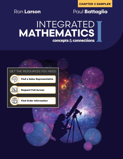 BIL Integrated Mathematics I eSample