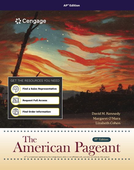 The American Pageant AP Edition 18th Edition