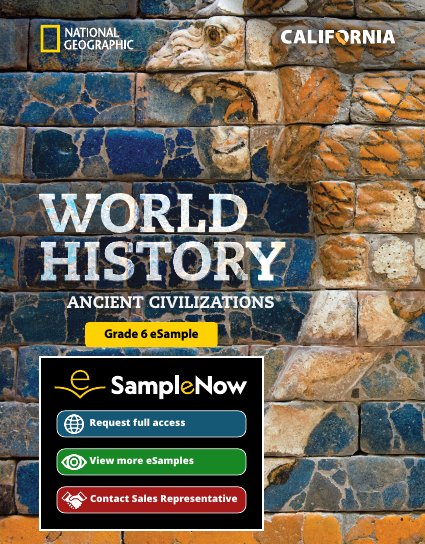 World History Ancient Civilizations, Grade 6