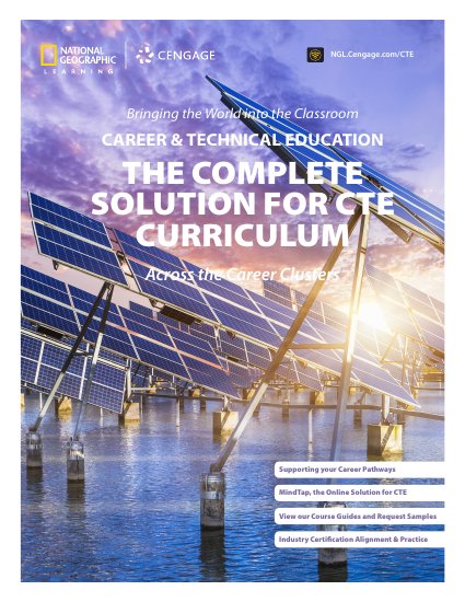 CTE Overview Brochure