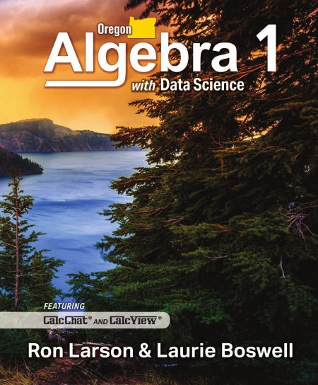Big Ideas Learning Oregon Algebra 1 with Data Science