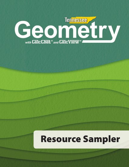National Geographic Learning Big Ideas Learning Tennessee Resource Sampler Geometry
