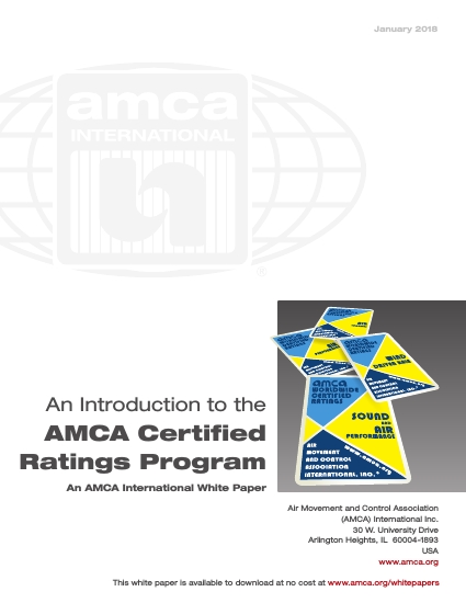 An Introduction to the AMCA Certified Ratings Program