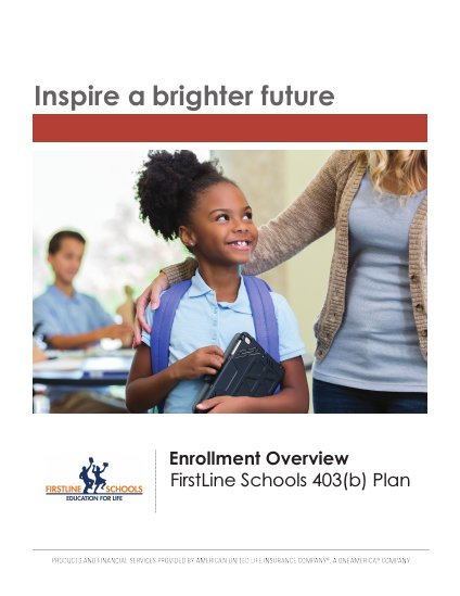 FirstLine Schools Enrollment Overview