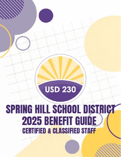 Spring Hill School District 2025 Benefit Guide