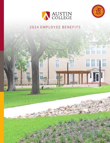 Austin College 2024 Benefits