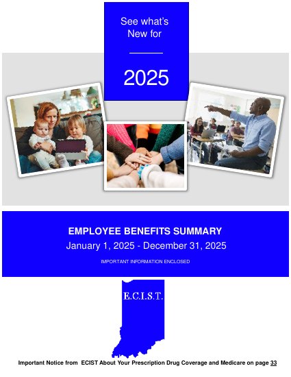 2025 ECIST Benefit Guide