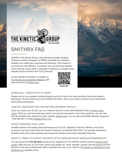 The Kinetic Group SmithRx FAQ
