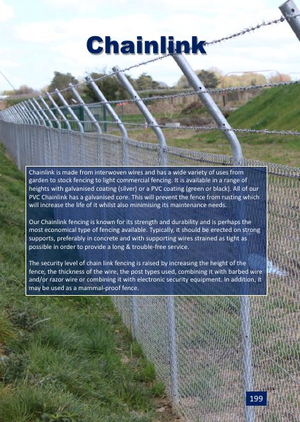 MF Fencing Chainlink Pg199- Pg204