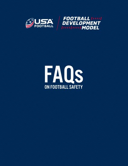 USA Football FAQs on Football Safety