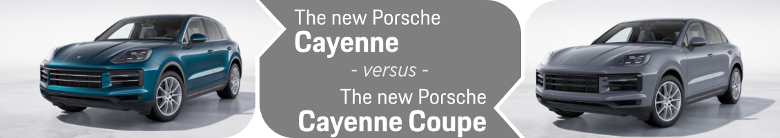 Compare the New Porsche Cayenne & Porsche Cayenne Coupe in Columbus