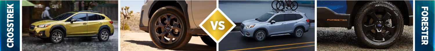 Compare the 2023 Subaru Crosstrek & 2023 Subaru Forester in SLC