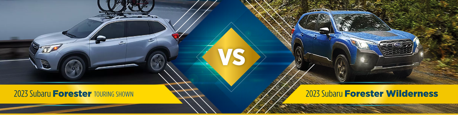 Compare the 2023 Subaru Forester to the 2023 Forester Wilderness