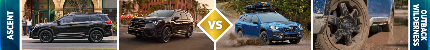 Compare the 2024 Subaru Ascent & 2024 Subaru Outback Wilderness Here