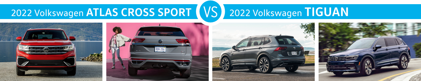 The New 2022 Volkswagen Lineup at Byers: Atlas Cross Sport vs Tiguan