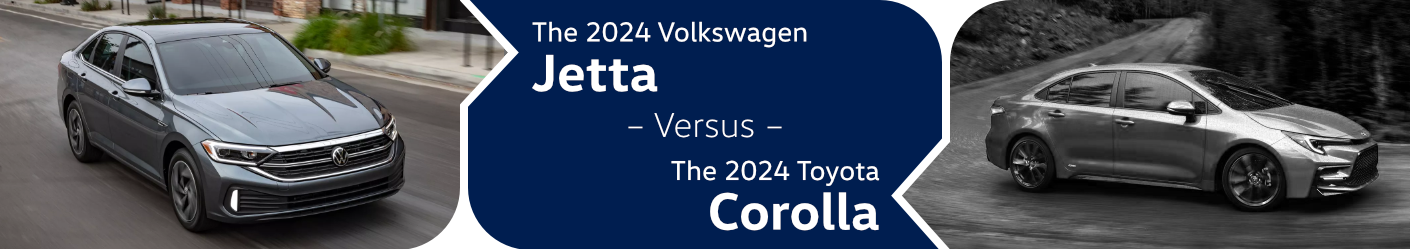 Compare the 2024 Volkswagen Jetta & 2024 Toyota Corolla in Columbus