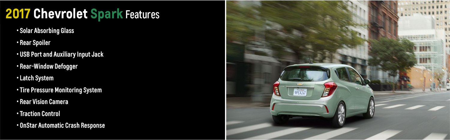 New 2017 Chevrolet Spark Model Features & Detail Information | El Paso ...