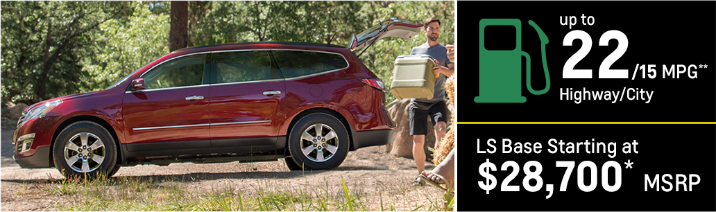 New 2017 Chevrolet Traverse Model Detail Information | El Paso Car Sales