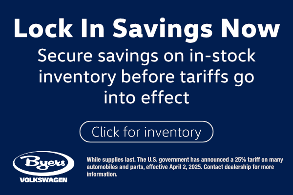 Volkswagen Vehicle Special Offers | Byers Volkswagen