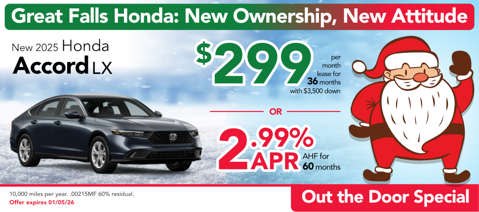 Discover Our Limited-Time Specials on New Hondas in Great Falls, MT