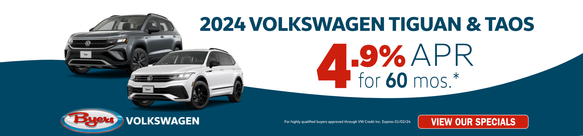 Come Find Your New Car or SUV at Byers Volkswagen in Columbus, OH