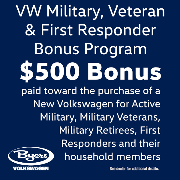 Volkswagen Vehicle Special Offers | Byers Volkswagen
