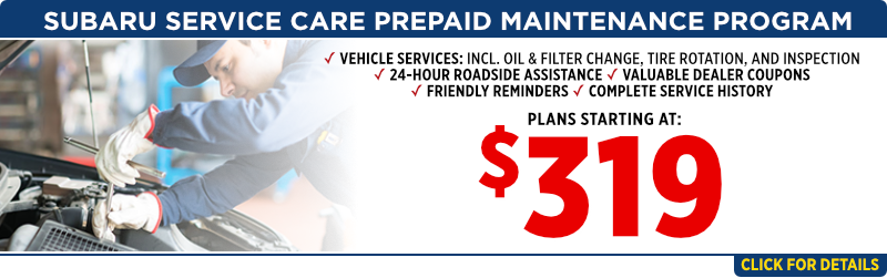 Maintenance and Service Special Deals for Your Subaru in Salem, OR