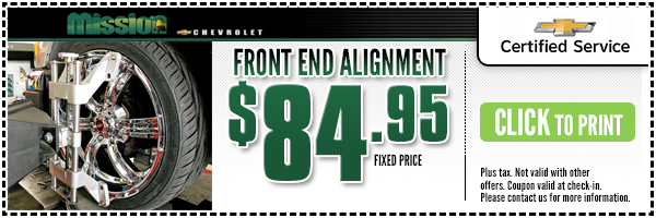 Chevrolet Front-End Alignment Service Special | El Paso, TX