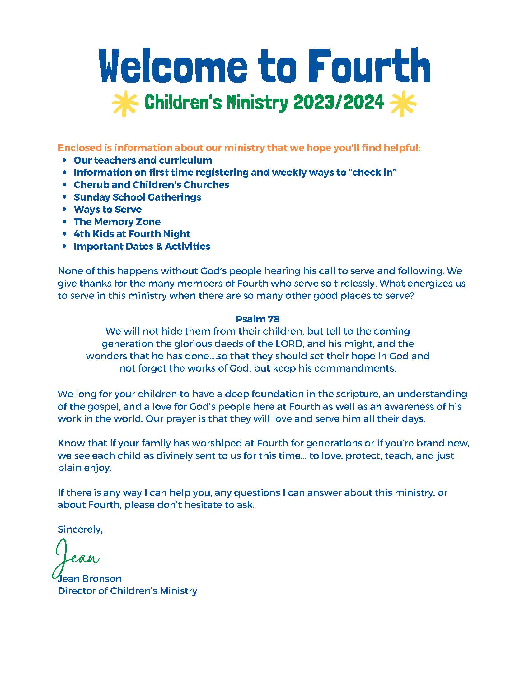 4th And 5th Grade Ministry