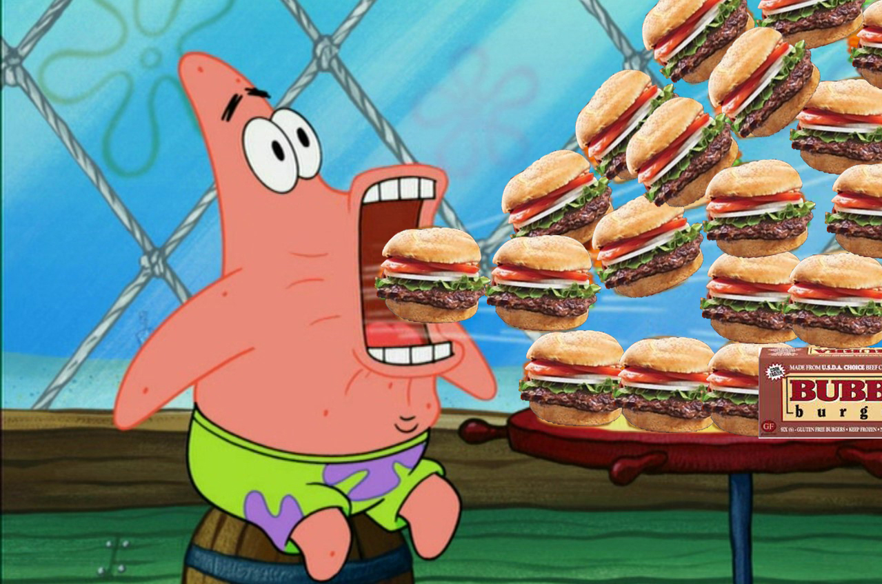 Patrick Eating Sandwich