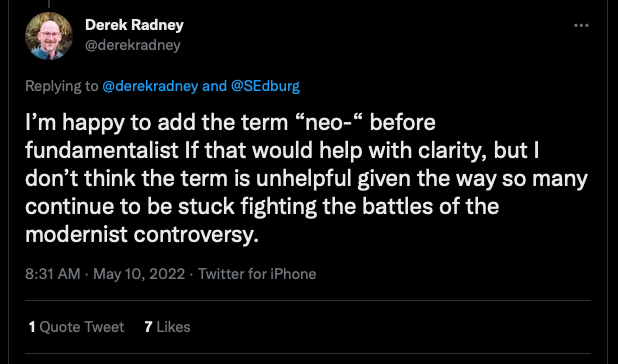 Neo-Fundamentalist vs. Post-Modernist – Jude 3 & PCA