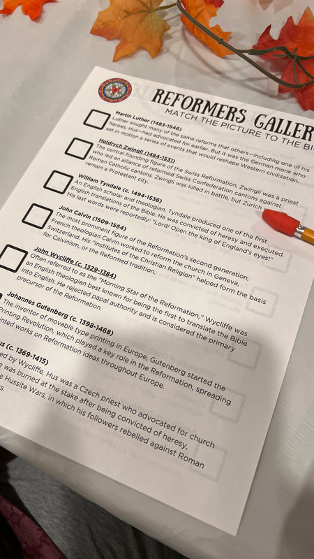 Reformation Day Party (2023) - Redding Reformed Fellowship