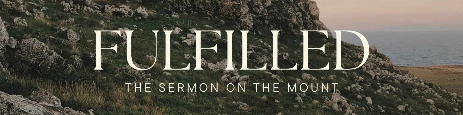 Fulfilled: Sermon On The Mount #8 "Grace in an Ungracious World ...