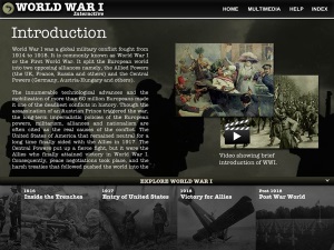 The Horn Book | World War I Interactive app review