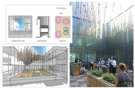 The Outside, In: A reading courtyard warms the heart of GVSU’s busy ...