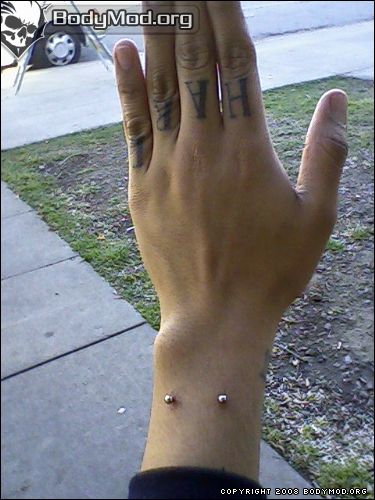 Surface Piercing Wrist