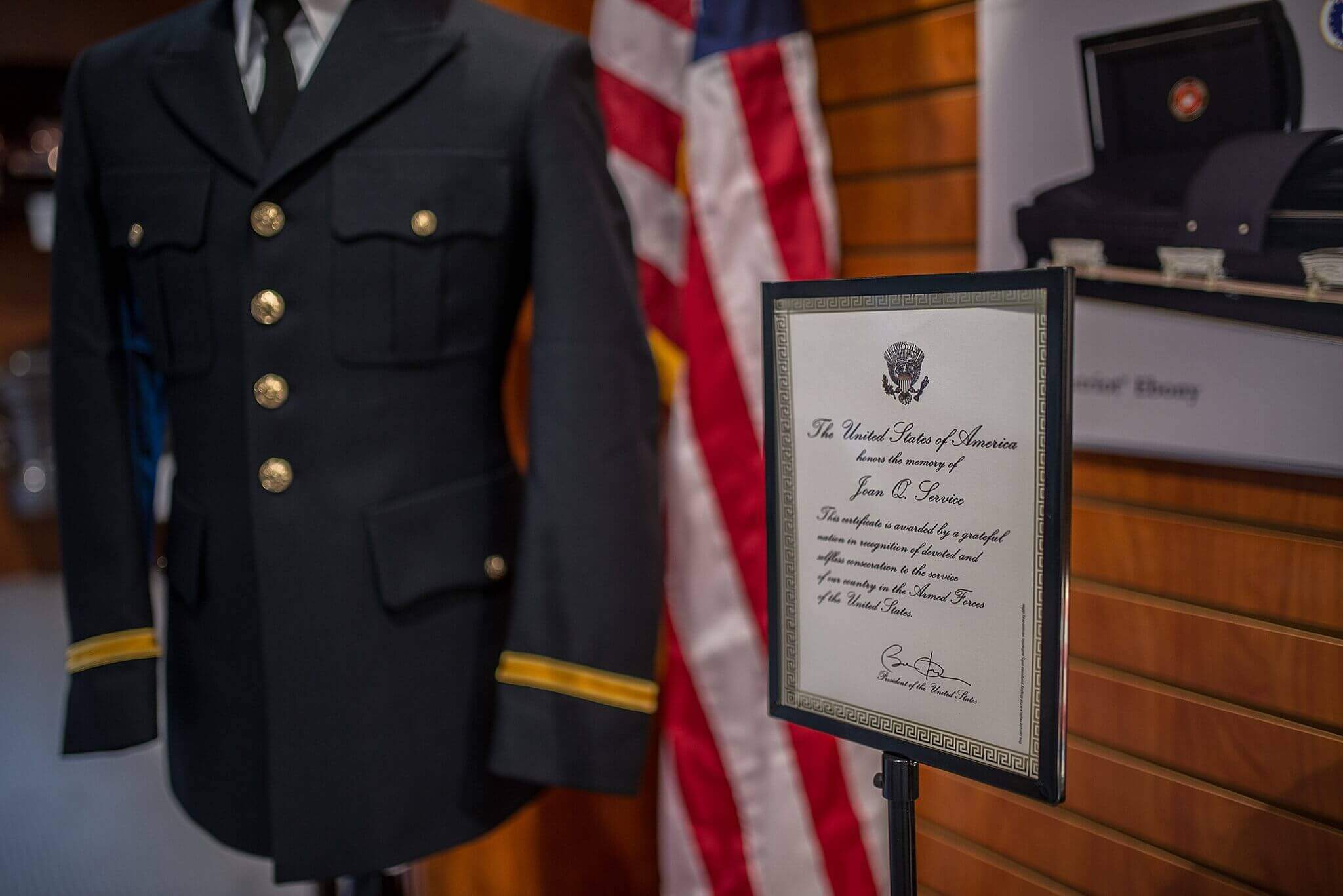 Veterans Burial Flags | Halbritter Wickens - Niles, MI