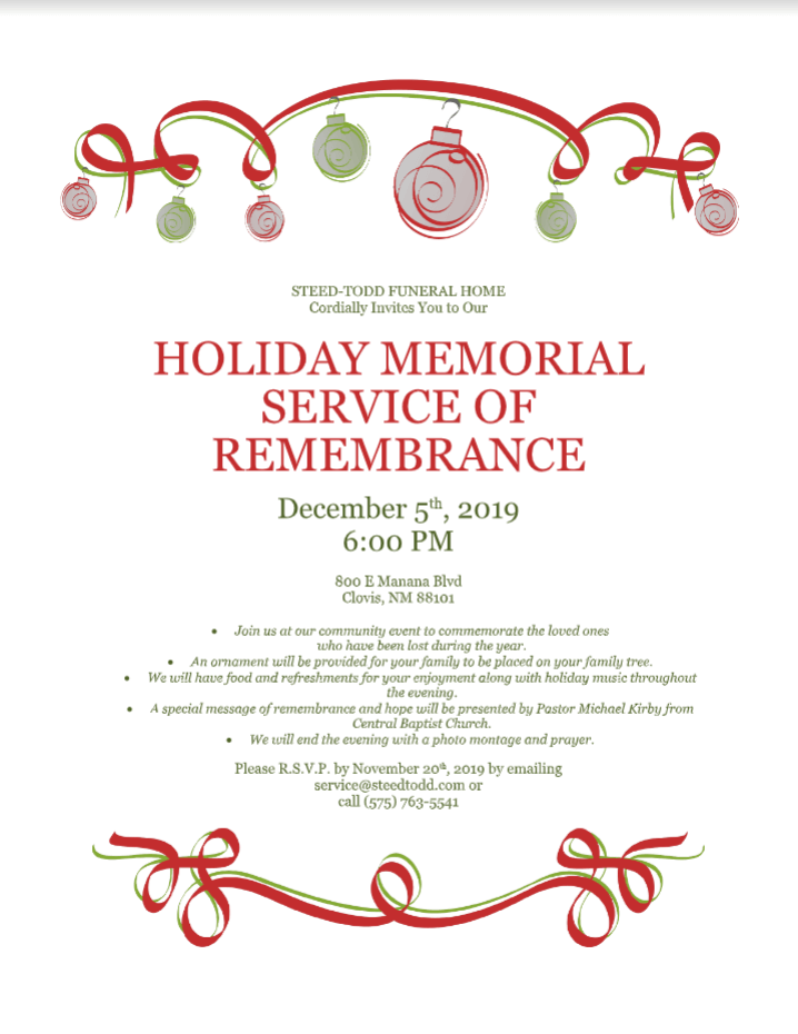 Steed-Todd Funeral Home | Clovis NM funeral home and cremation