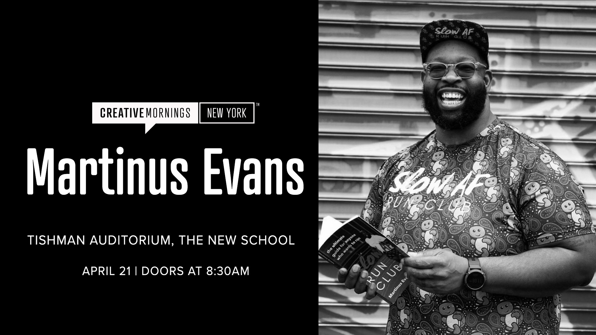 Martinus Evans on Movement | CreativeMornings/New York