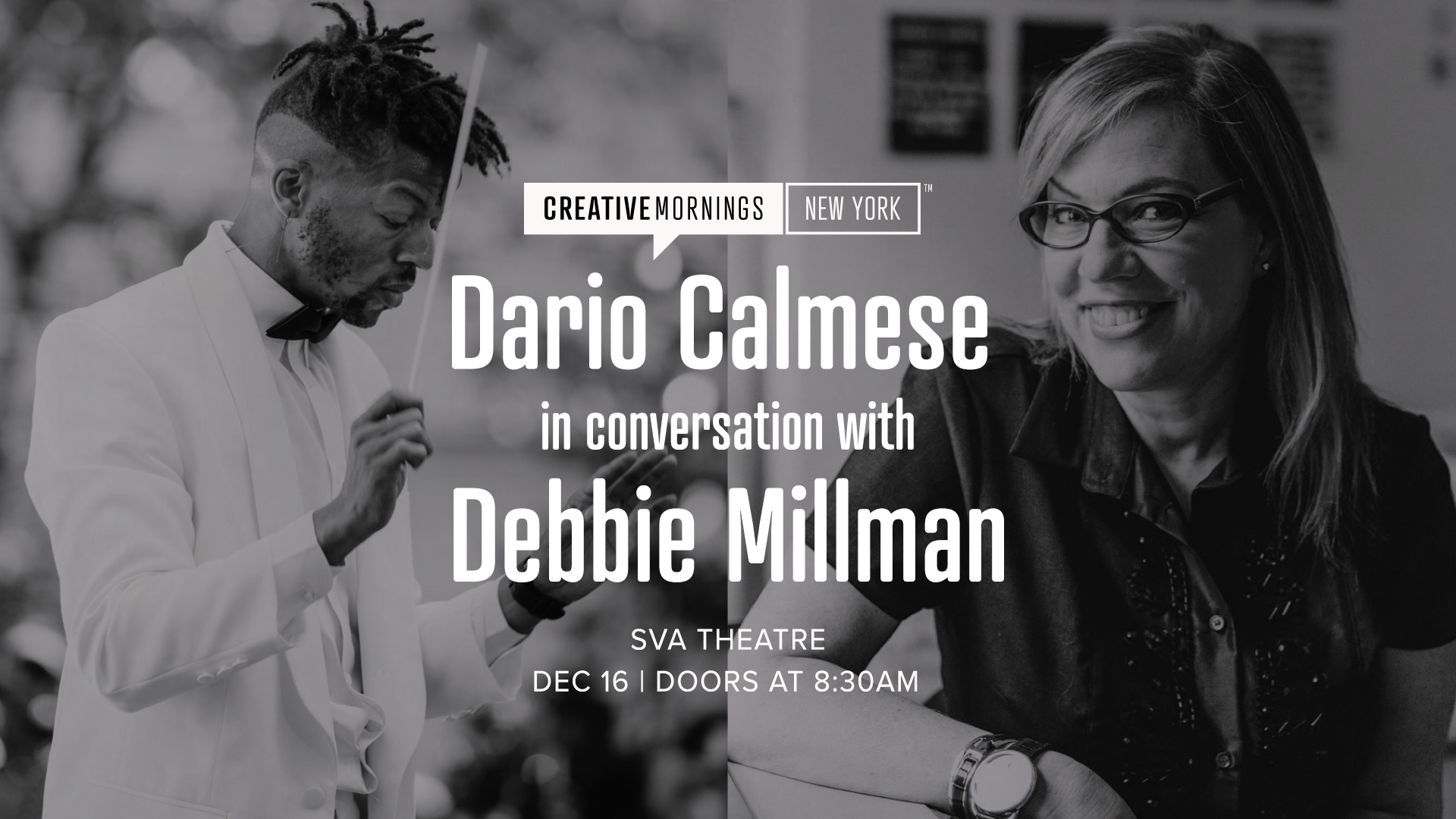 Design Matters Live with Dario Calmese and Debbie Millman ...