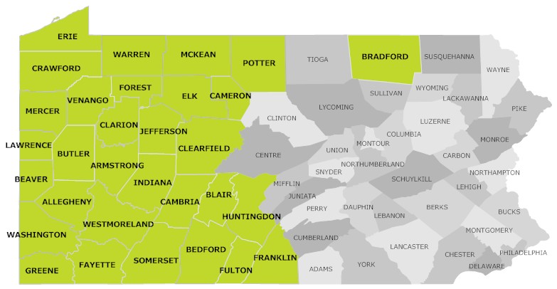 CORE Service Area | CORE | Center for Organ Recovery & Education