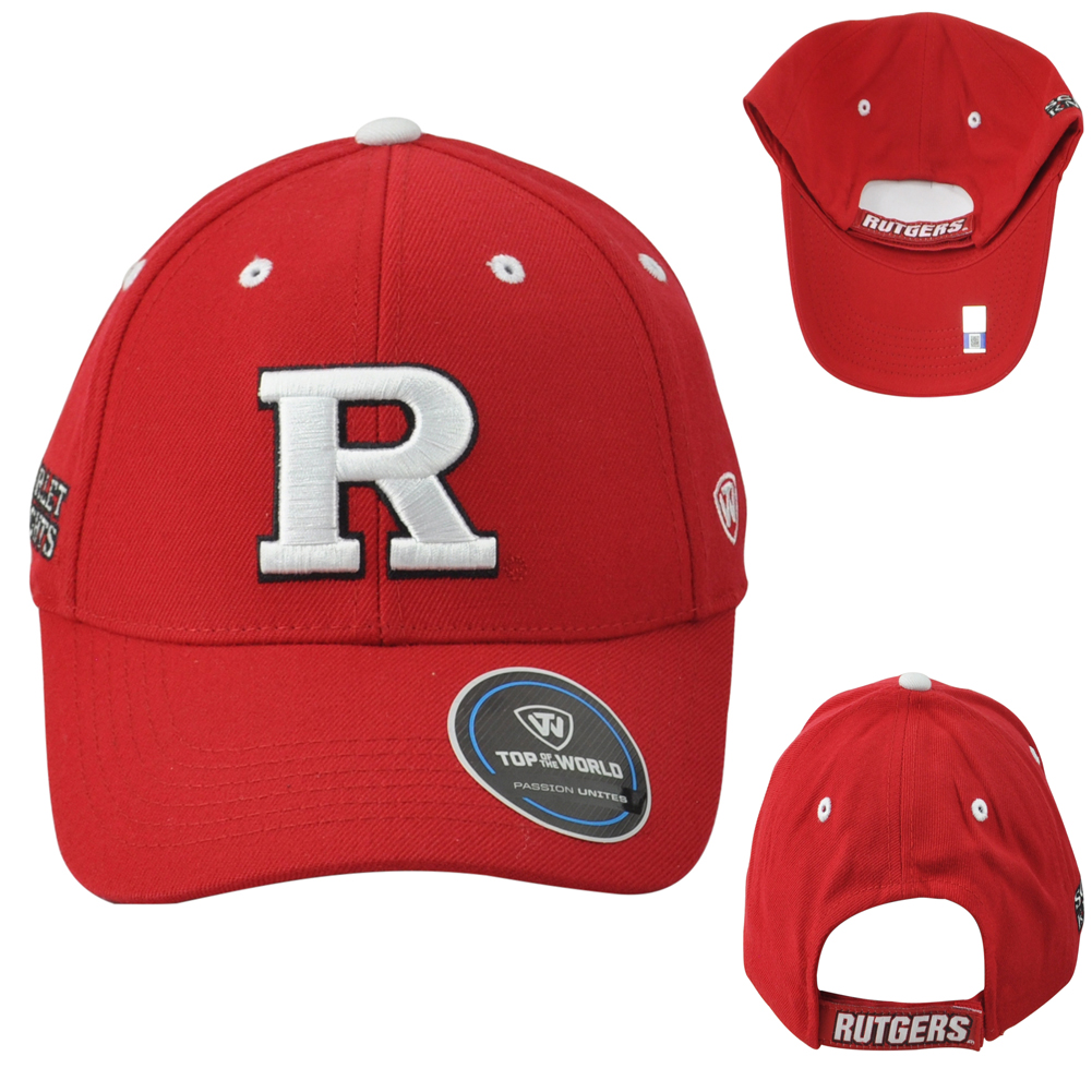 NCAA Captivating Rutgers Scarlet Knights Adjustable Adults Red Sports ...